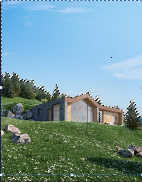 تغییر آسمان رندر در فتوشاپ آکادمی شریفی آموزش نرم افزارهای معماری
