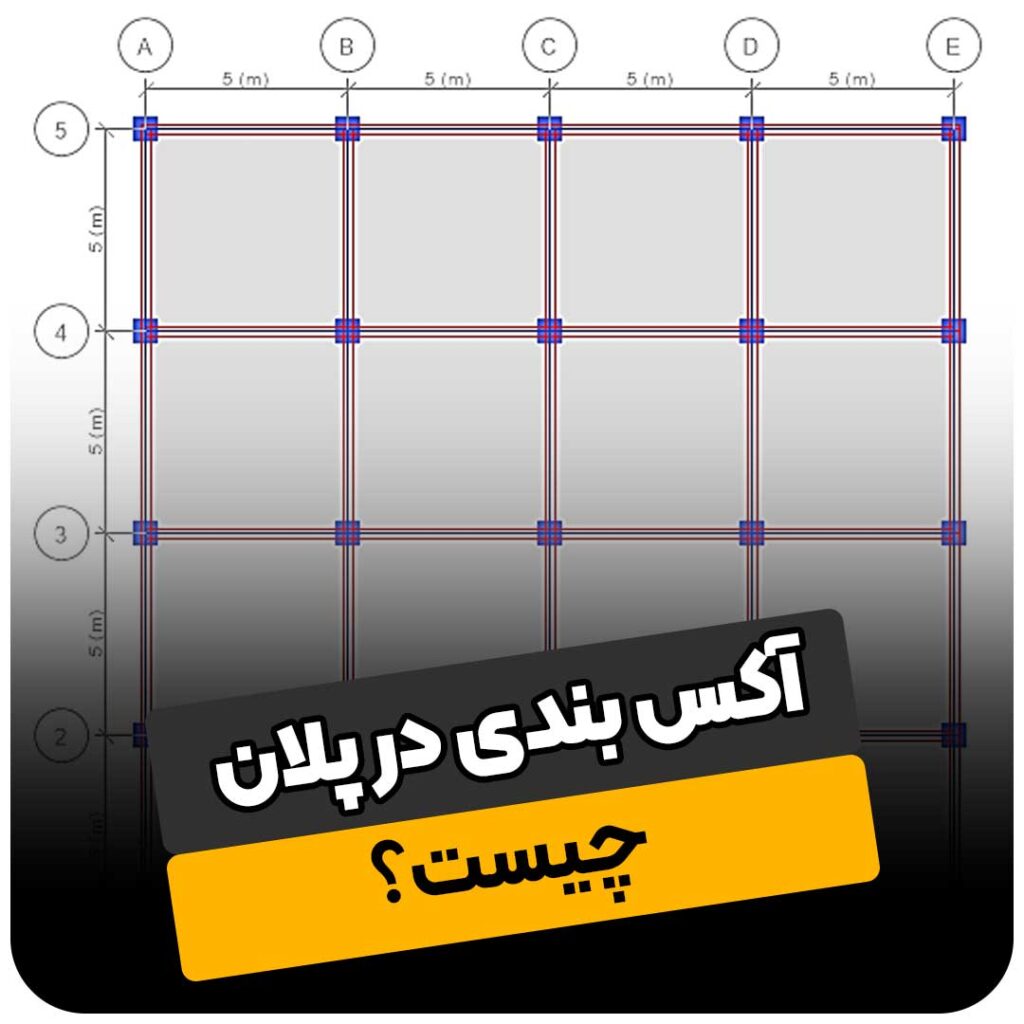 آکس بندی در پلان چیست؟ آکادمی شریفی آموزش نرم افزارهای معماری